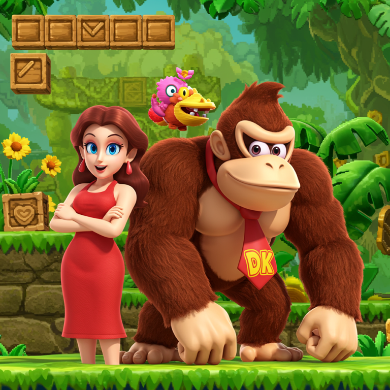 Pauline Confirmed as DK’s Musical Co-Op Partner in Donkey Kong Bananza ...