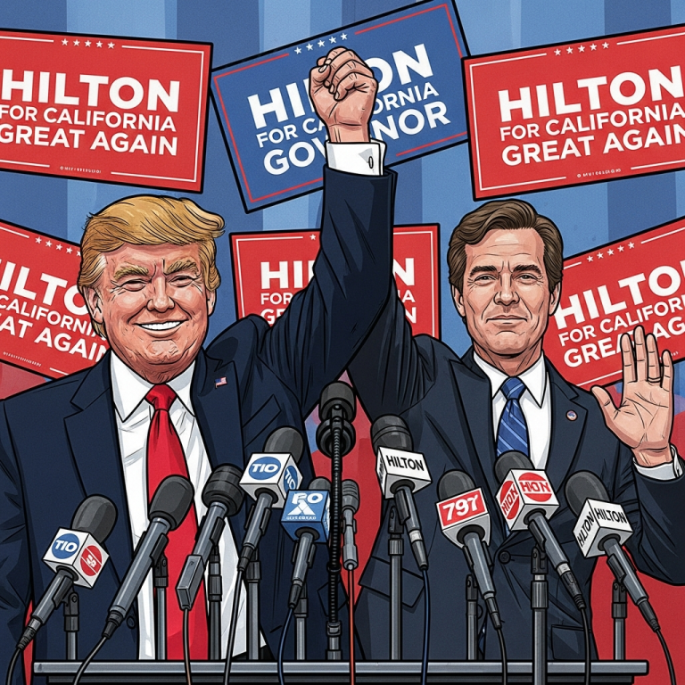 Trump Backs Steve Hilton for CA Governor: Primary Impact - QuantoSei News